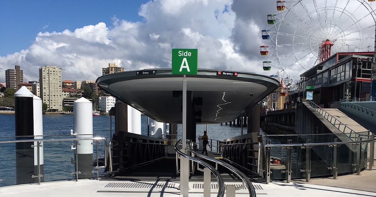 Sydney Ferry Blog: New wharf at Milsons Point