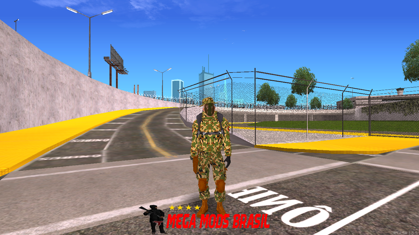 MTA SA SKIN DO BOPE CAMUFLADA