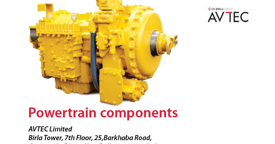 Transmission and Powertrain components | Auto components manufacturers ...