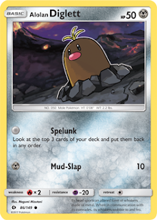 Alolan Diglett -- Sun and Moon Pokemon Card Review | PrimetimePokemon's ...
