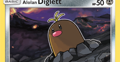 Alolan Diglett -- Sun and Moon Pokemon Card Review | PrimetimePokemon's ...