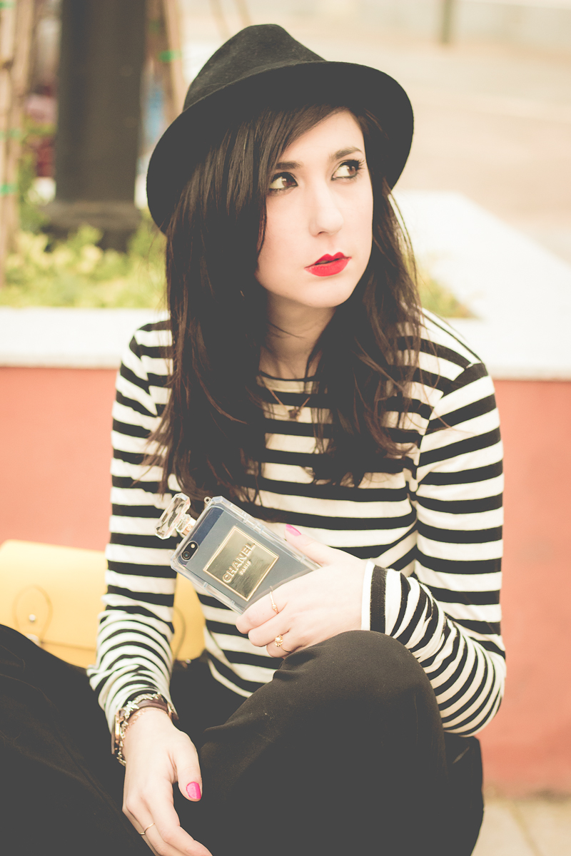 Mime Wearing Stripes