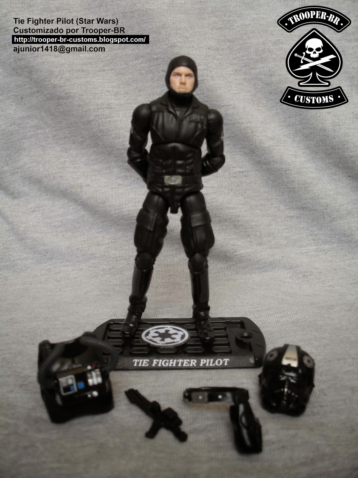 Gi joe Custom Action Figures: Tie Fighter Pilot - Star Wars