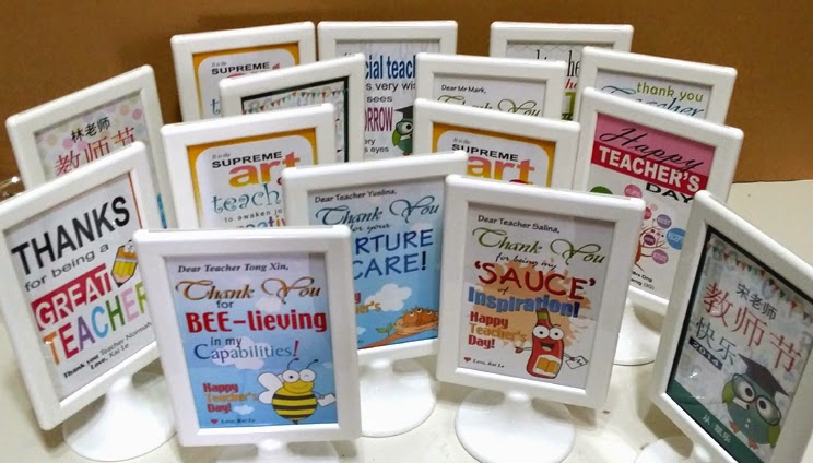 @three65: Personalized Teacher Appreciation Frame Art