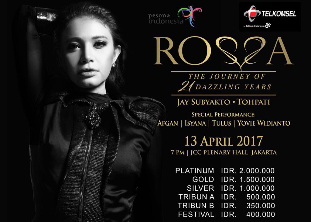 Konser ROSSA "The Journey Of 21 Dazzling Years