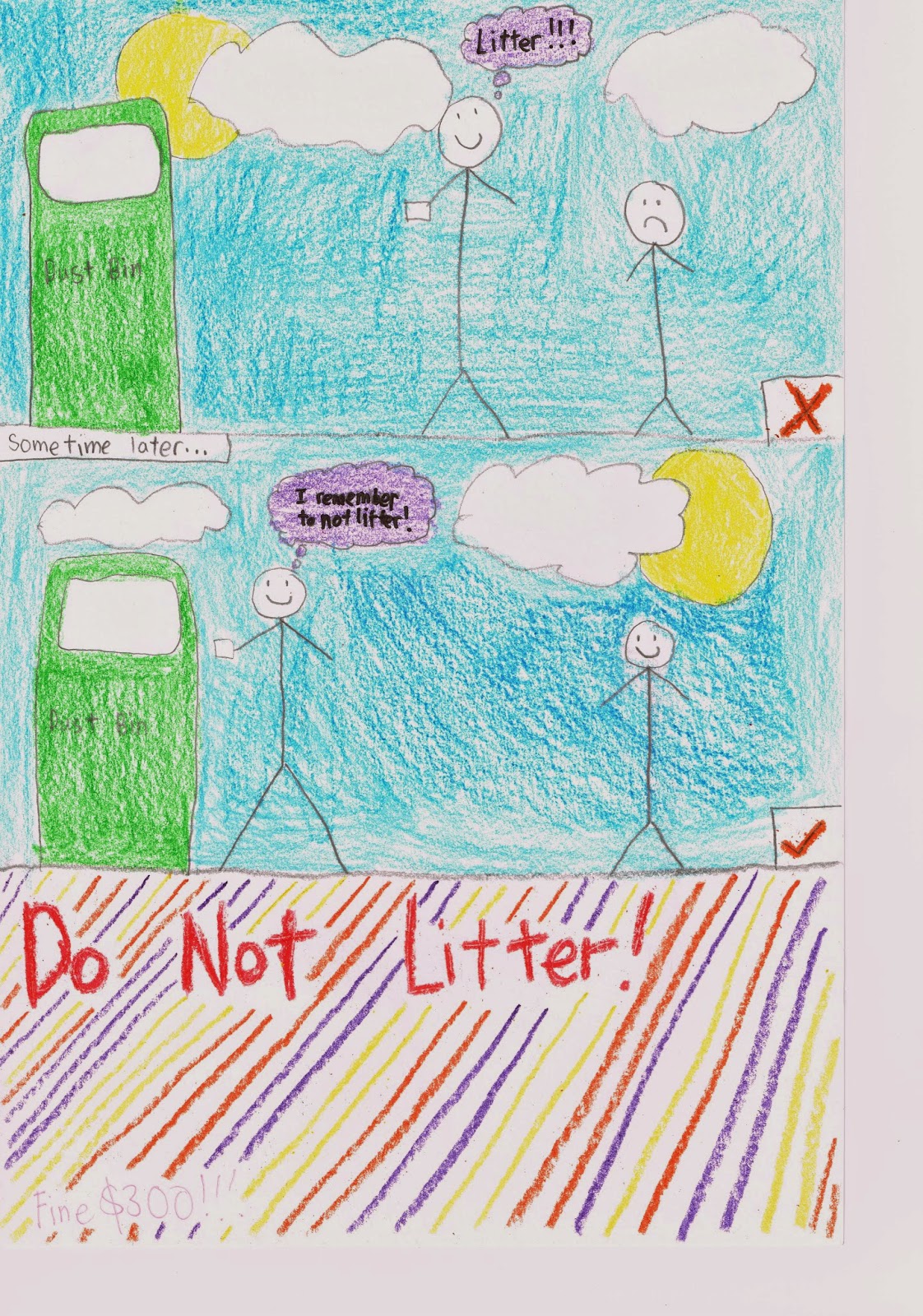 EDP 6A 2014: Anti Littering Posters