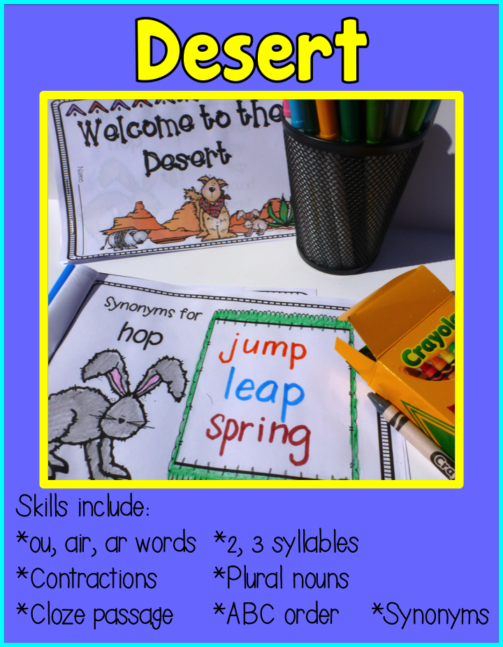 Phonics: Pencil Pals - Zoo, Desert, Farm, and Camping | Teach123