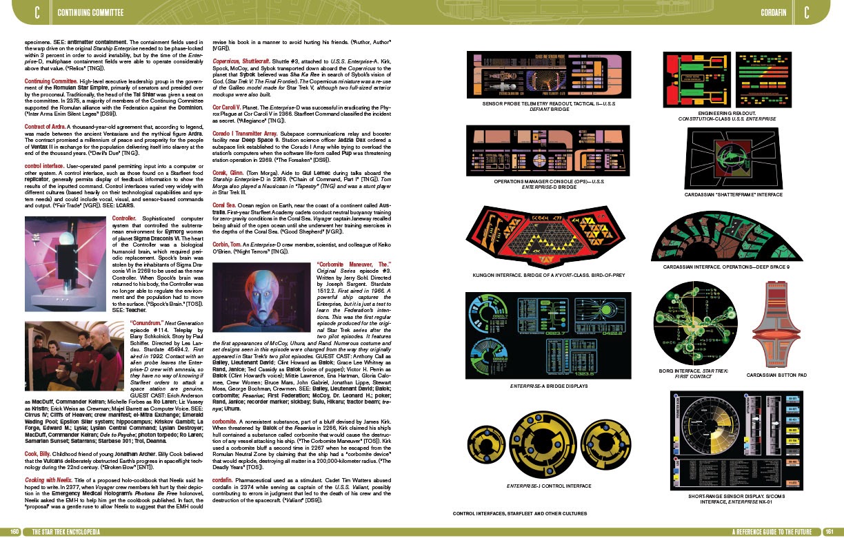The Trek Collective: Star Trek Encyclopedia preview pages