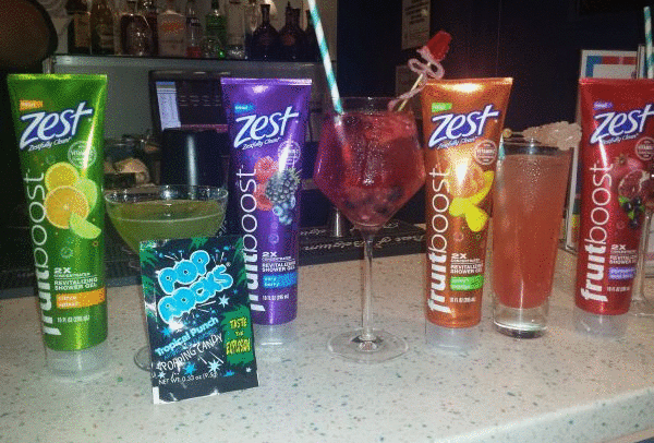 Zest Fruitboost Shower Gels