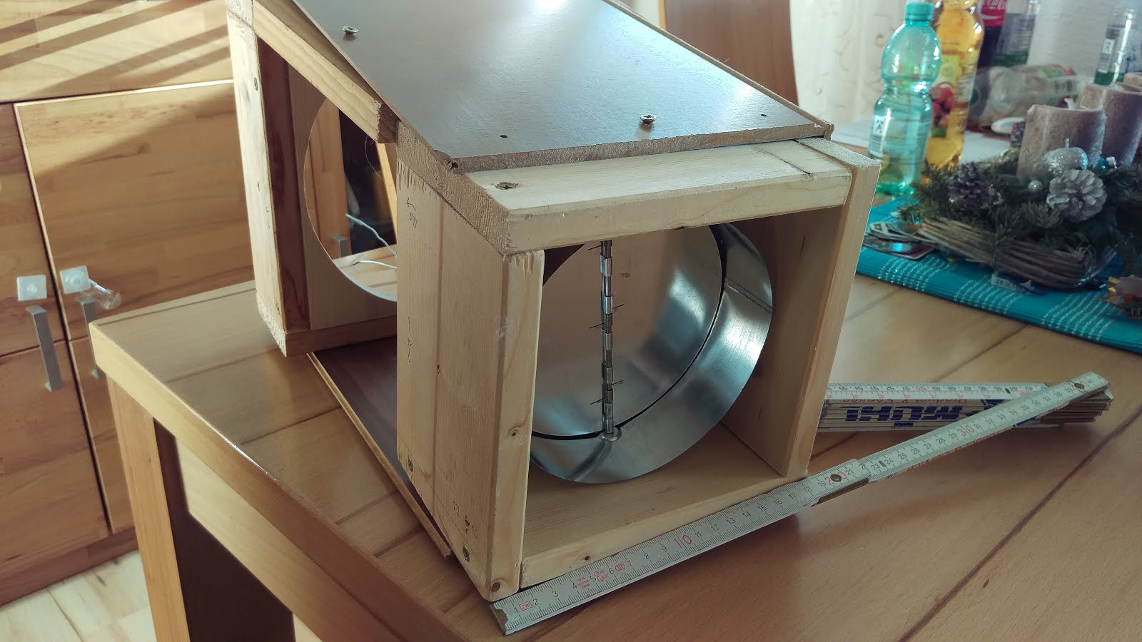 Luftkollektor Selbstbau: 4. Luftklappe