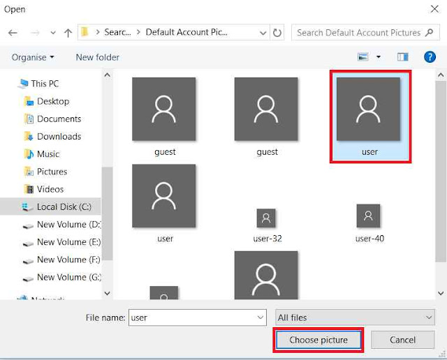 How to Change or Remove a User Account Picture in Windows 10