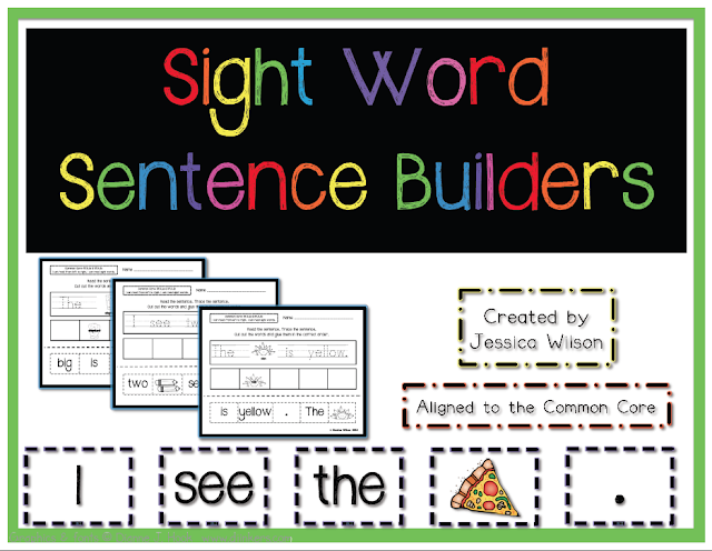 Little Learning Stars Sight Word Sentence Builder Worksheets little-learning-stars-sight-word-sentence-builder-worksheets