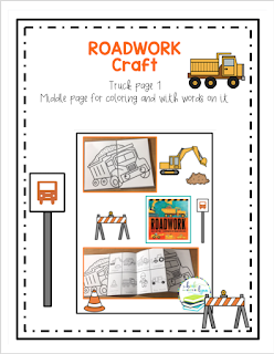 ROADWORK BOOK CRAFT ~ Book Units by Lynn