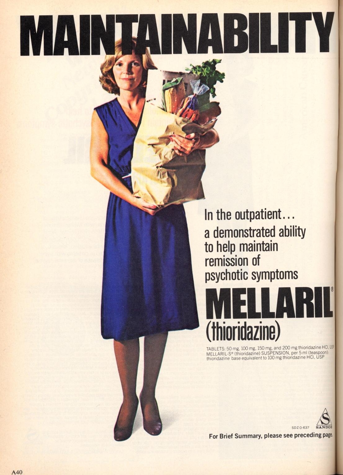 The Irreverent Psychologist: Back to the Future: Thorazine for Sanity