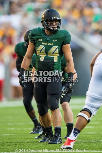 kenneth in the (212): Meet 6'2" 235 lb. Baylor Linebacker Bryce Hager