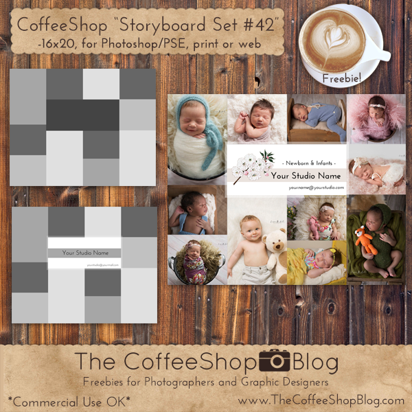 The CoffeeShop Blog: CoffeeShop "16x20 Storyboard Set #42"!
