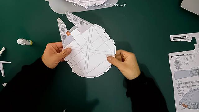 Halcon Milenario para los fanaticos de Star Wars - claquetas