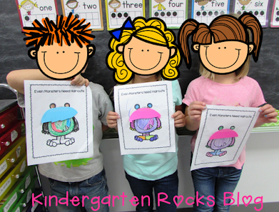 Kindergarten Rocks!: Even Monsters Need Haircuts Activity