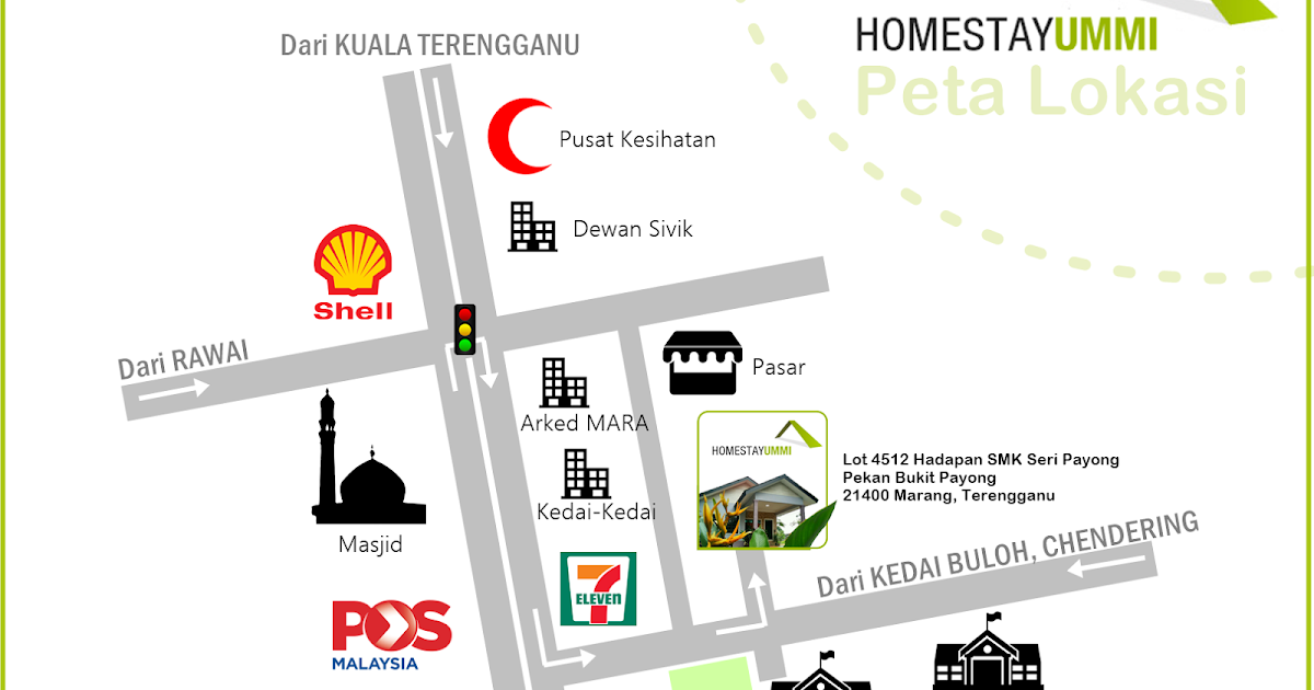 Homestay Ummi Bukit Payong, Terengganu: Lokasi