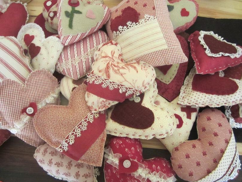 Simply Resourceful: Handmade Fabric Valentines