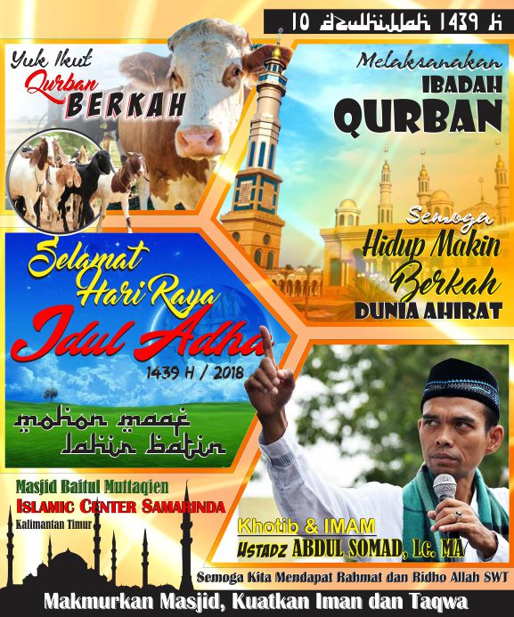 Free 3 Desain Banner Spanduk Idul Adha 1442H 2021 (CDR & PSD ...