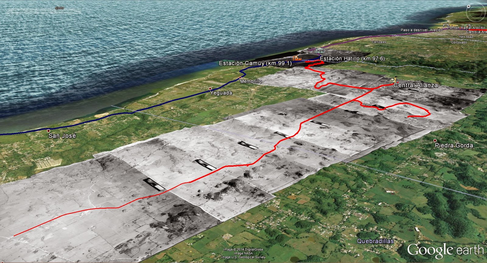 Notas sobre los ferrocarriles de la central Alianza en Camuy ...