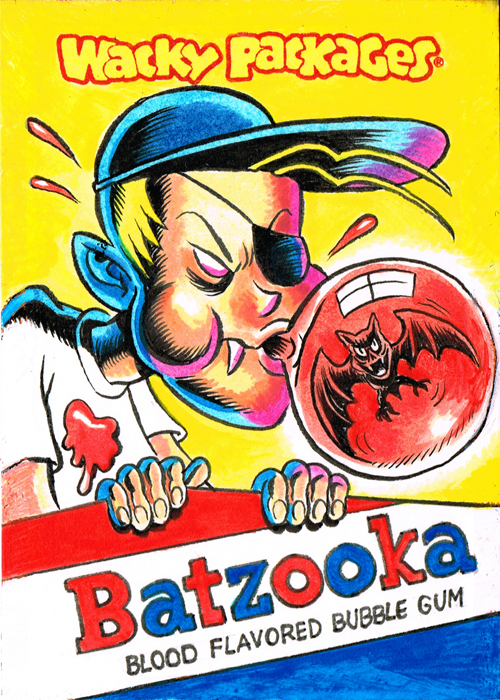 BRENT ENGSTROM'S BLOG: Wacky Packages Series 9 Color Return Sketch Cards