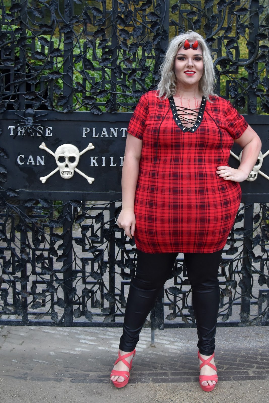 Plus Size Devil Outfit from Yours Clothing - WhatLauraLoves