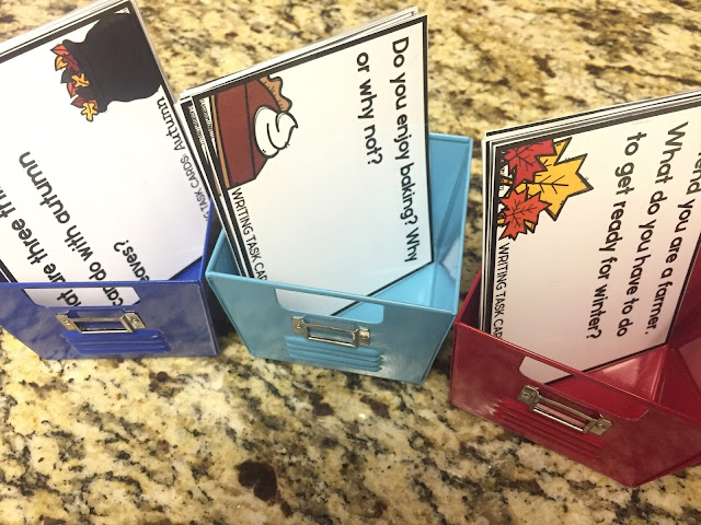 Fall Writing Prompts - Classroom Confetti