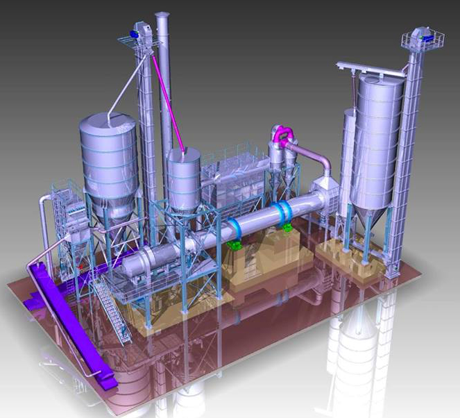 Plasterboard Production Technology: Calcining process in gypsum production