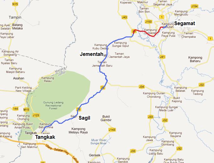 Kepada Blog Aku Bercerita: Lebuhraya Tangkak - Segamat