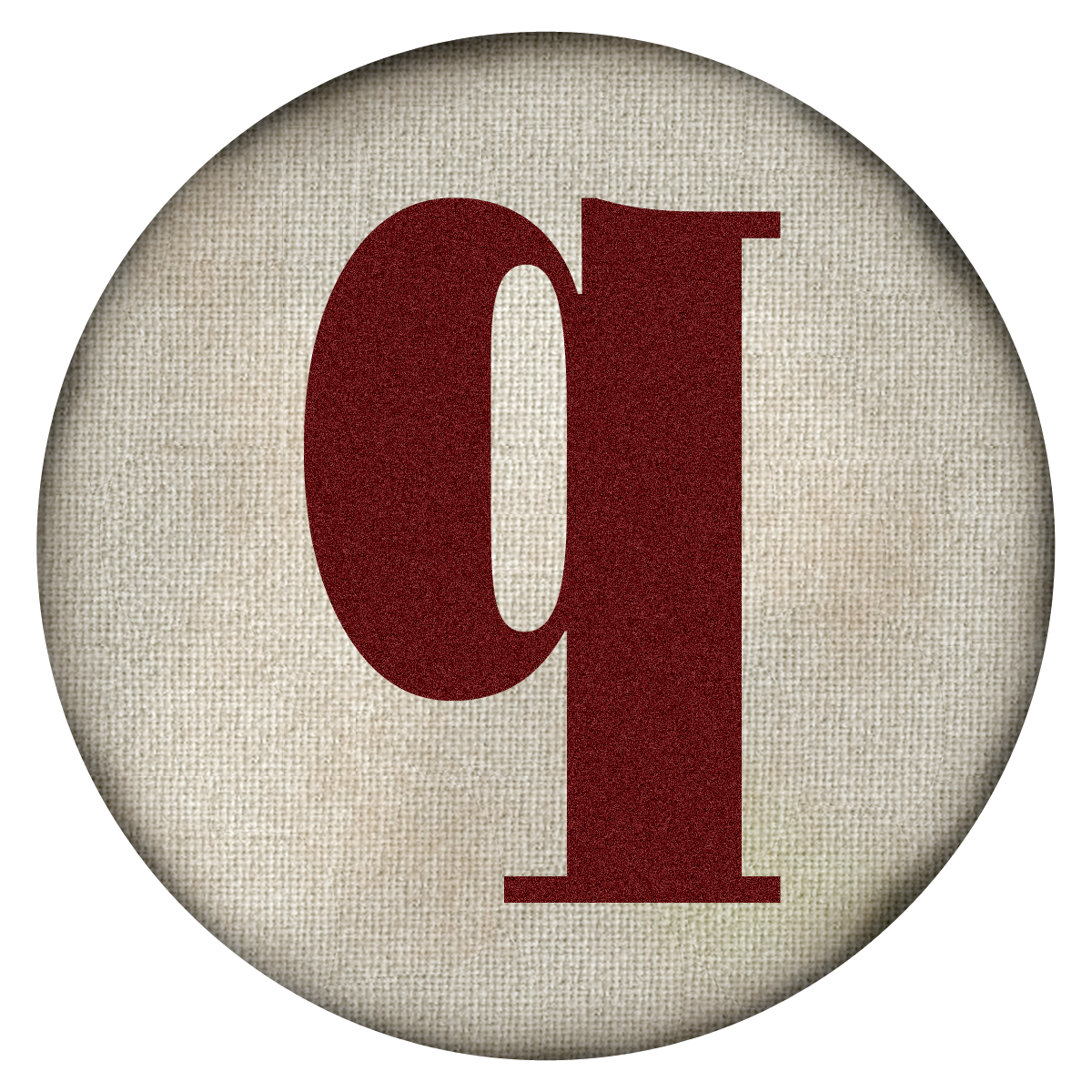 GRANNY ENCHANTED'S BLOG: Free Lower Case Red on Round Linen Digi ...