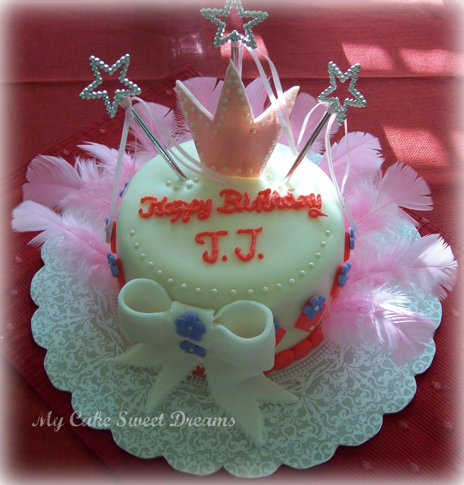 Happy Birthday Princess Cake With Candles at Levi Darwin blog