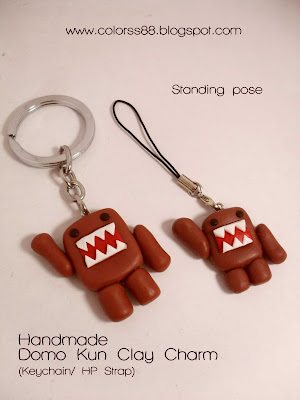 Colorss Clay Accessories - 100% Handmade with Love: DOMO KUN is here!