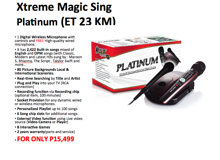 Honey's Home & Leisure: Introducing the NEW KARAT XTREME MAGIC SING ...