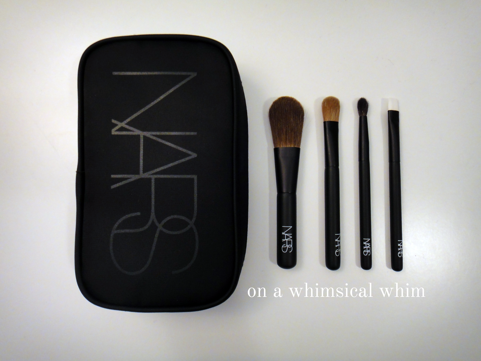 on a whimsical whim: NARS TRAVEL BRUSH SET