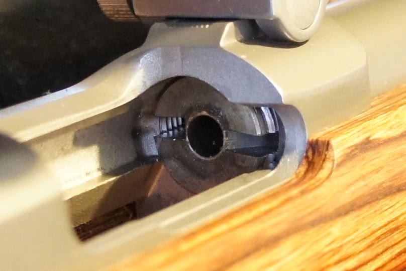 Random stuff I make: New toy, a threaded barrel Ruger 77/22 .22lr bolt ...