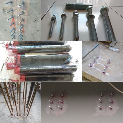 Harga Chemical Angkur (Anchor) Per Titik Hilti - Chemical Angkur