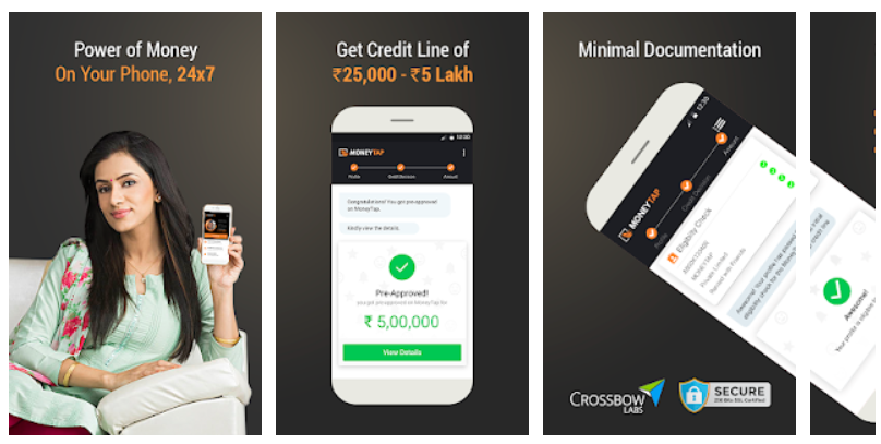Personal Loan, Credit Card App - MoneyTap Mobile App - Youth Apps ...