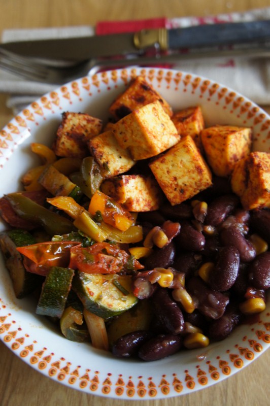 Gourmandises et Merveilles: Tofu au pimenton dulce, façon chili aux ...