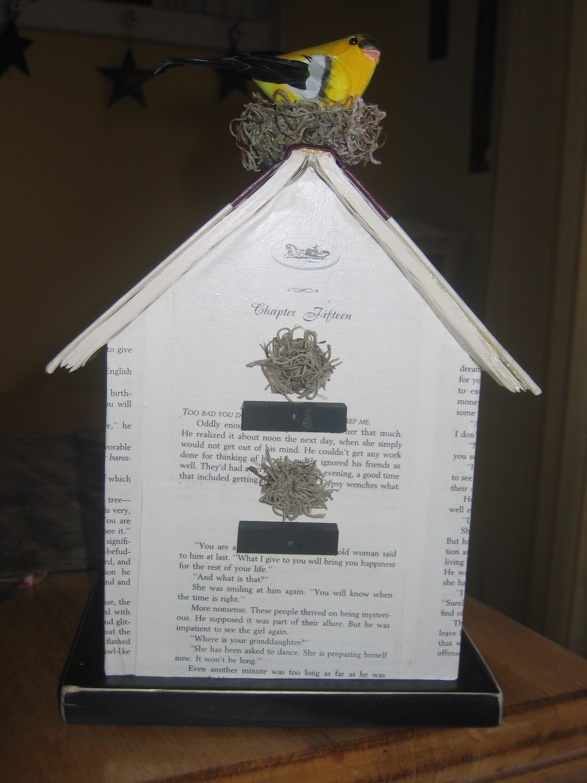 Full Circle Creations: Book Birdhouse...