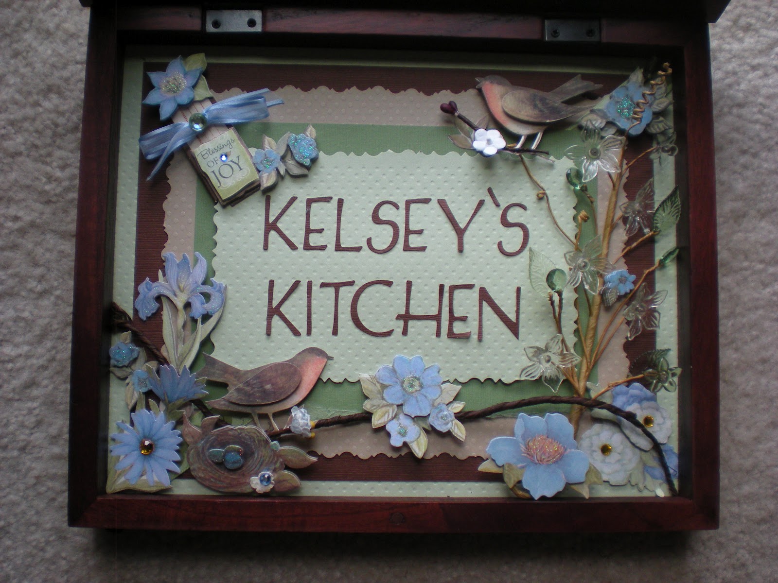 Tiny Treasures: Kitchen Shadow Box