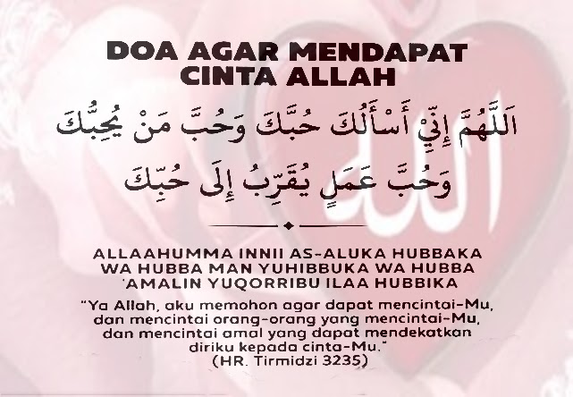 Doa Agar Mencintai Allah dan Dicintai oleh-Nya - 𝕄𝔸ℤℕ𝔸ℝ𝔸