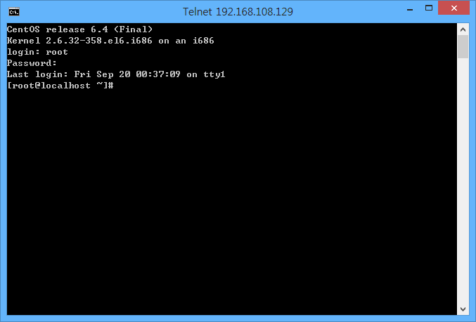프리픽스의 일상생활: CentOS 6.x minimal에서 telnet 서버 설치