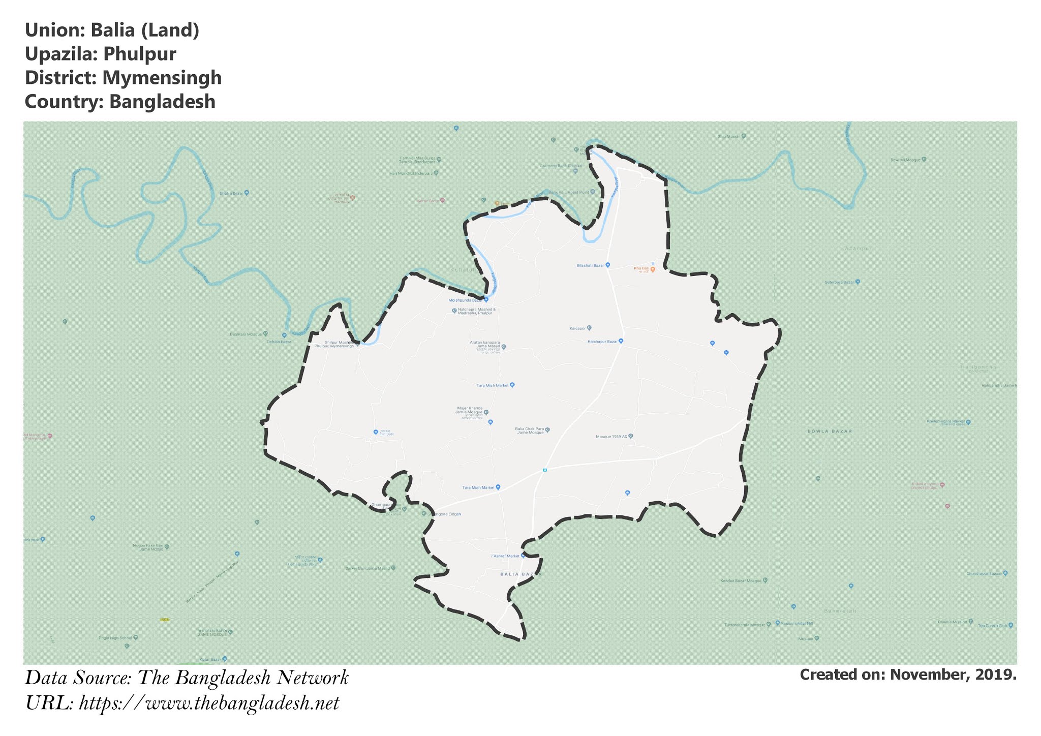 Balia Union, Mymensingh