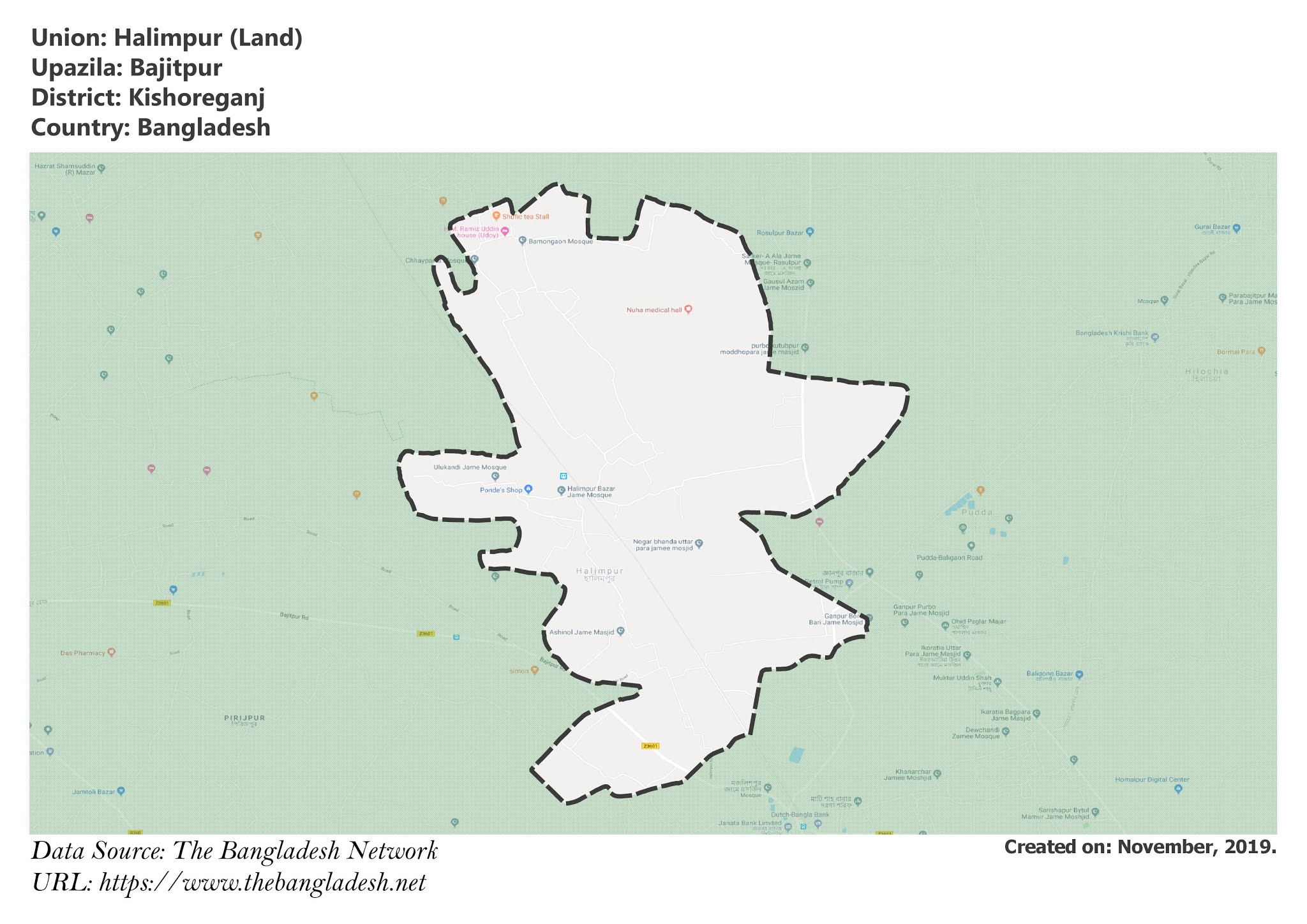 Halimpur Union, Kishoreganj