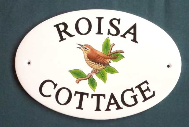 Hand Painted House Signs by Ceramic Art: House Signs with flowers ...