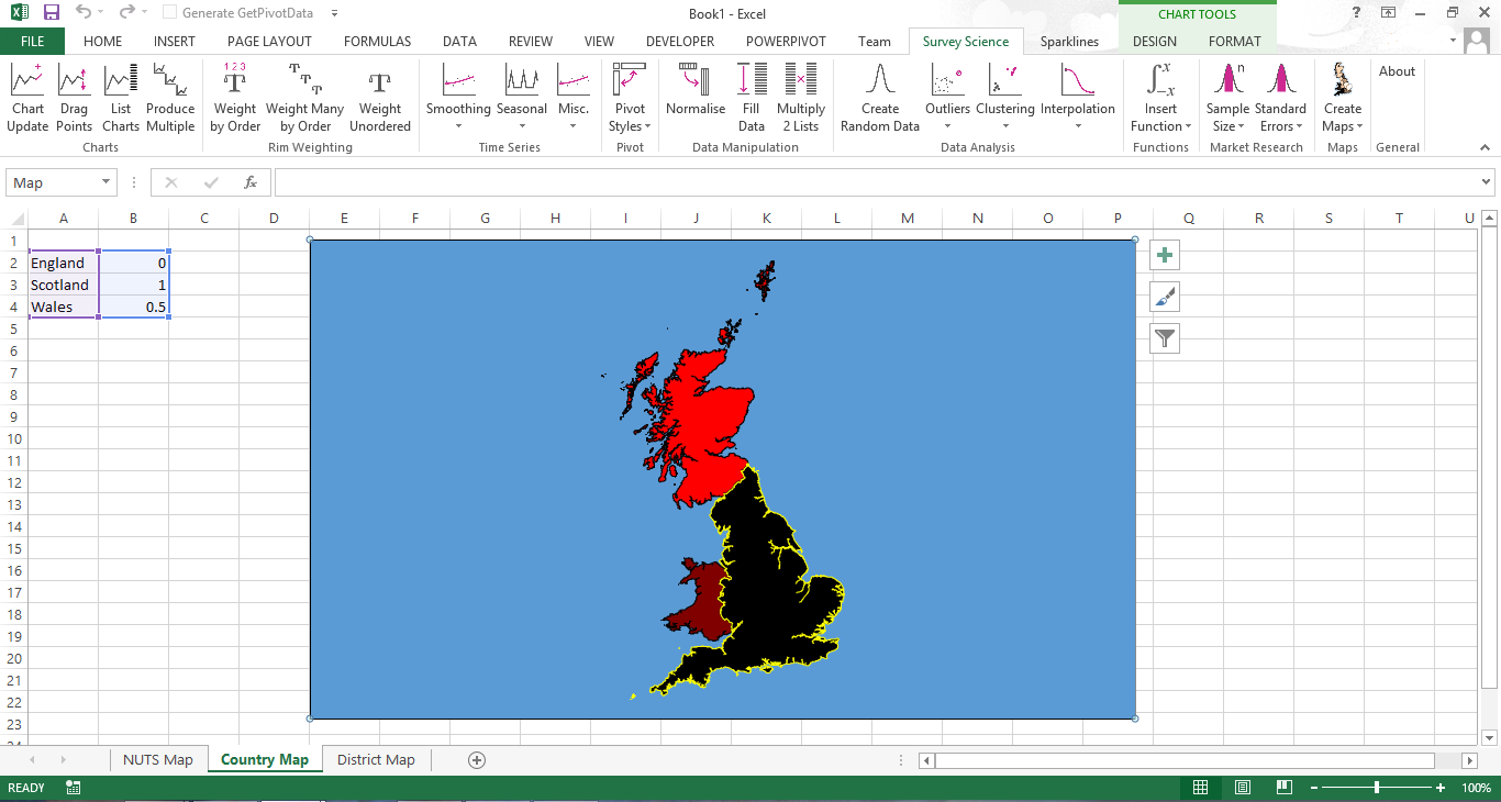 Stats, MR and Data: Interactive Excel Maps - part 1