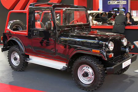 Modified Indian Jeeps