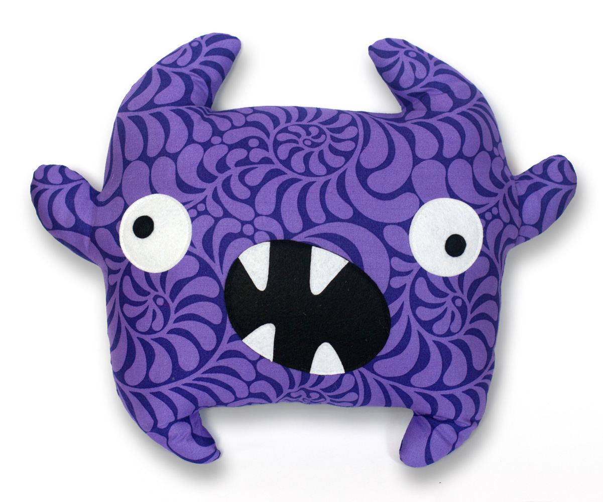 Toy Patterns by DIY Fluffies : Zumba the monster sewing pattern PDF ...